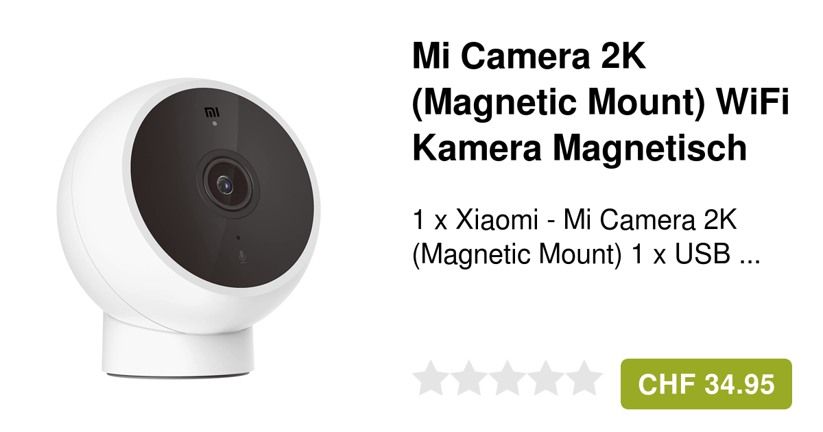 Xiaomi - Mi Camera 2K (Magnetic Mount) WiFi Kamera